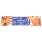 Zip Lock Food & Freezer Bags (Pack of 15) – Poundland